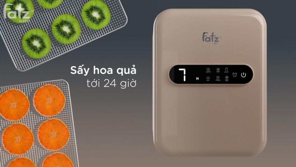 MÁY TIỆT TRÙNG SẤY KHÔ UVC - SUPER 2 PLUS + Fatzbaby FB4766SL