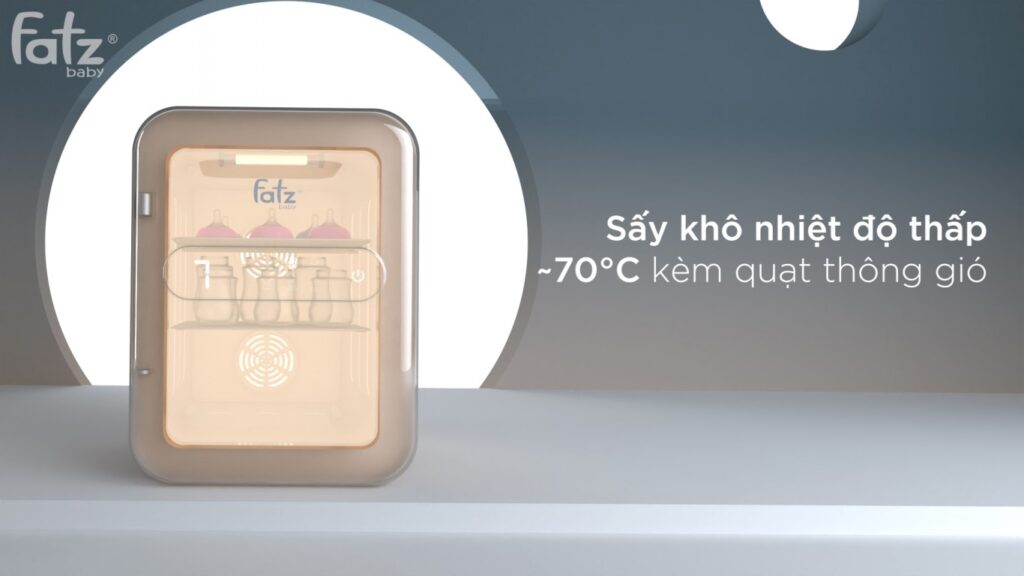 MÁY TIỆT TRÙNG SẤY KHÔ UVC - SUPER 2 PLUS + Fatzbaby FB4766SL